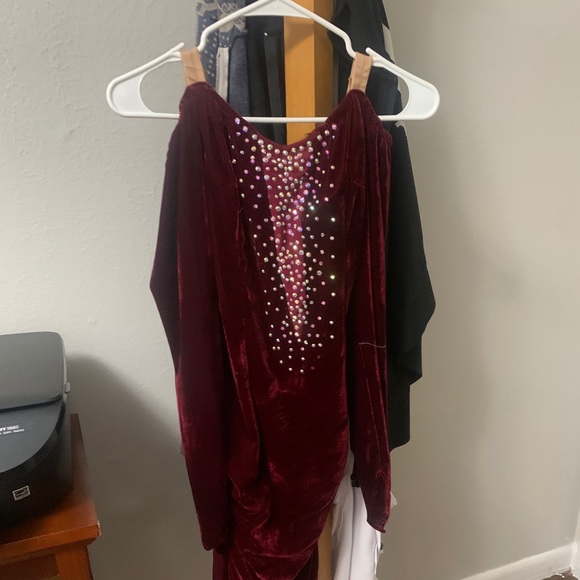 Dresses | Ladies Maroon Dance Costume | Poshmark